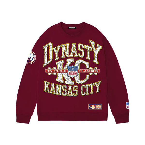 KC Dynasty Crewneck - Maroon – MADE MOBB