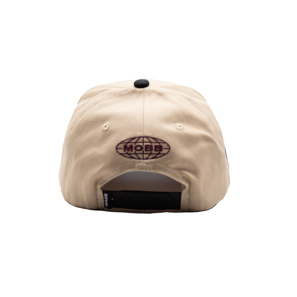 M Fire Snapback - Cream/Black – MADE MOBB